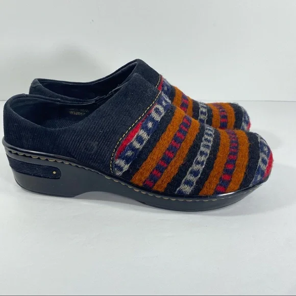 Born | Shoes | Born Kimmy Serape Wool Leather Southwest Clogs Mules ...